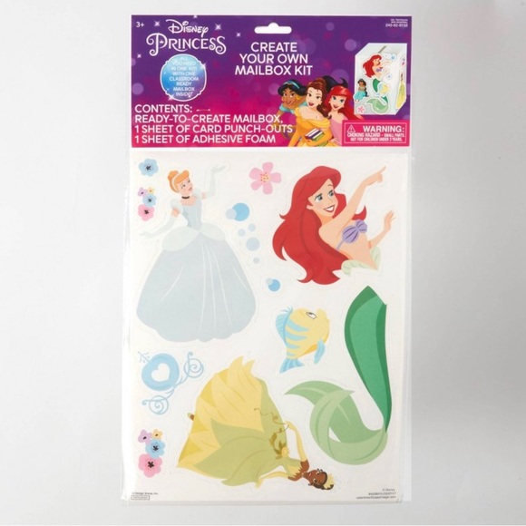 Disney | Party Supplies | Disney Princess 3pc Valentines Day ...